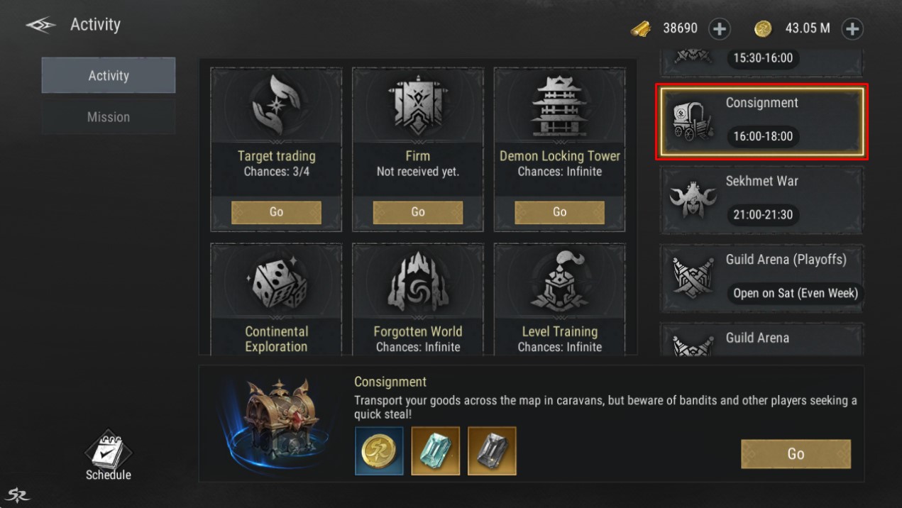 Free Trading - Silkroad Origin Mobile