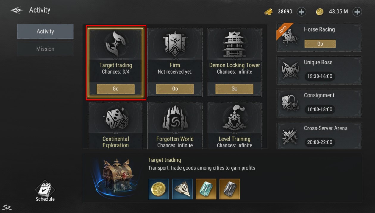 Free Trading - Silkroad Origin Mobile